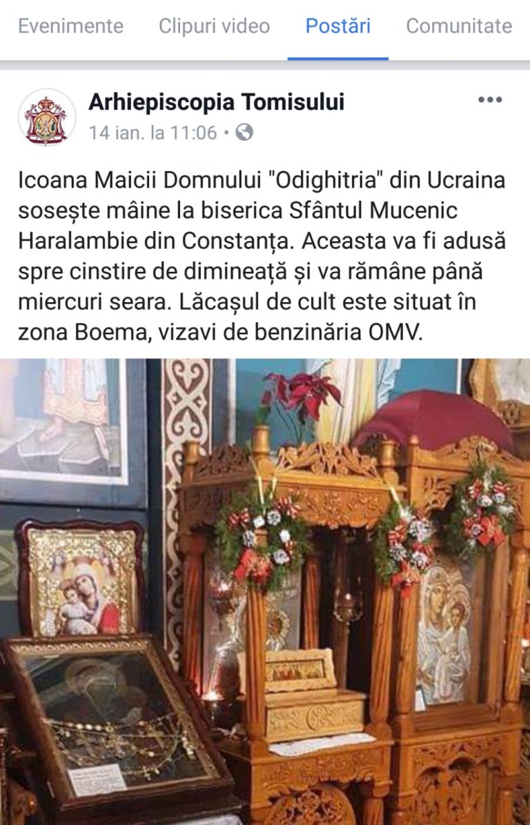 Arhiepiscopia Tomisului: „Toate icoanele sunt copii”. Atunci de ce ...